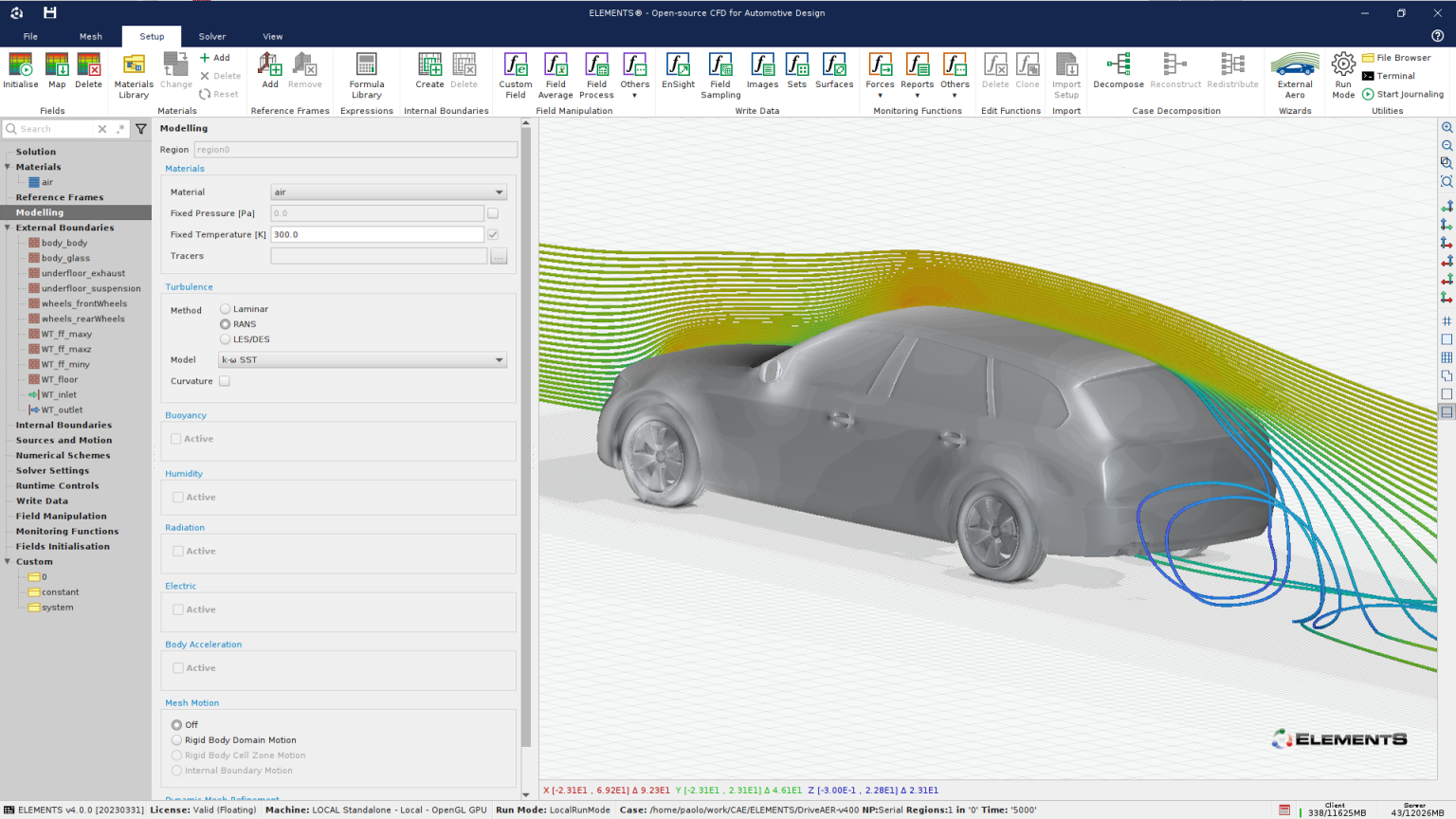 Streamline Solutions launches ELEMENTS v4.0.0 for Automotive CFD Design - ENGYS