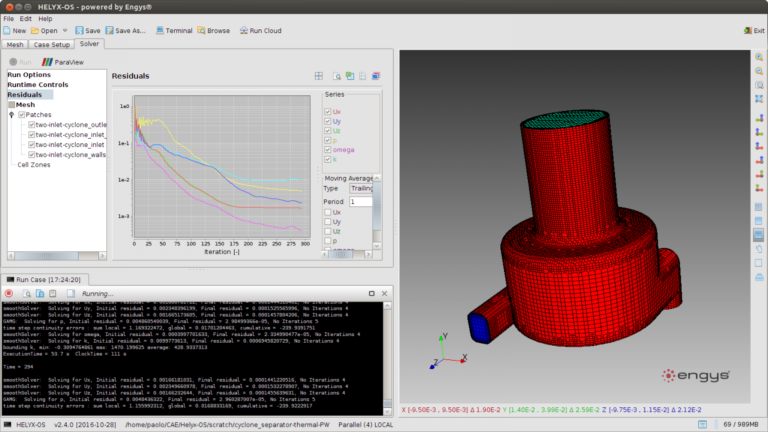 HELYX-OS v2.4.0 released by ENGYS®. An open-source GUI for OPENFOAM®. - ENGYS